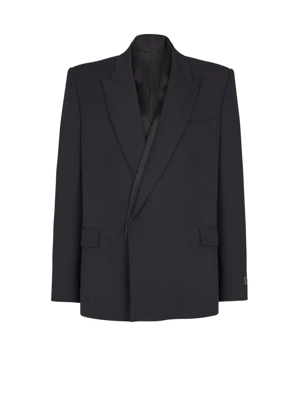 Balmain Grain De Poudre 1-button Jacket