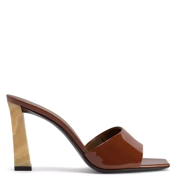 GIUSEPPE ZANOTTI Talia 90 Mule - Brown