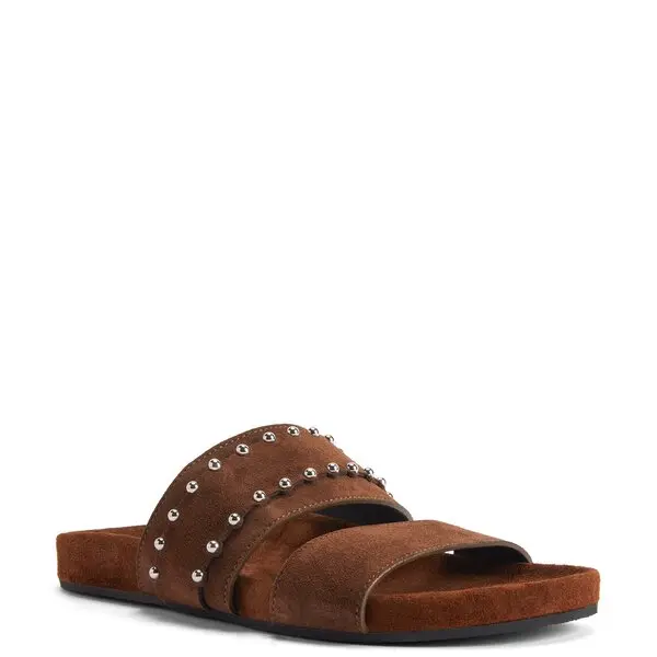 GIUSEPPE ZANOTTI Ryan Studded Sandals - Brown