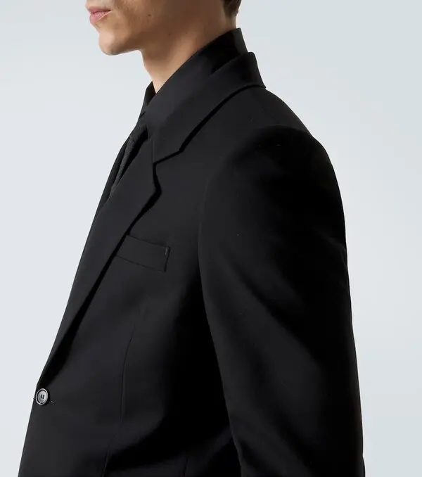 Saint Laurent Wool Gabardine Blazer