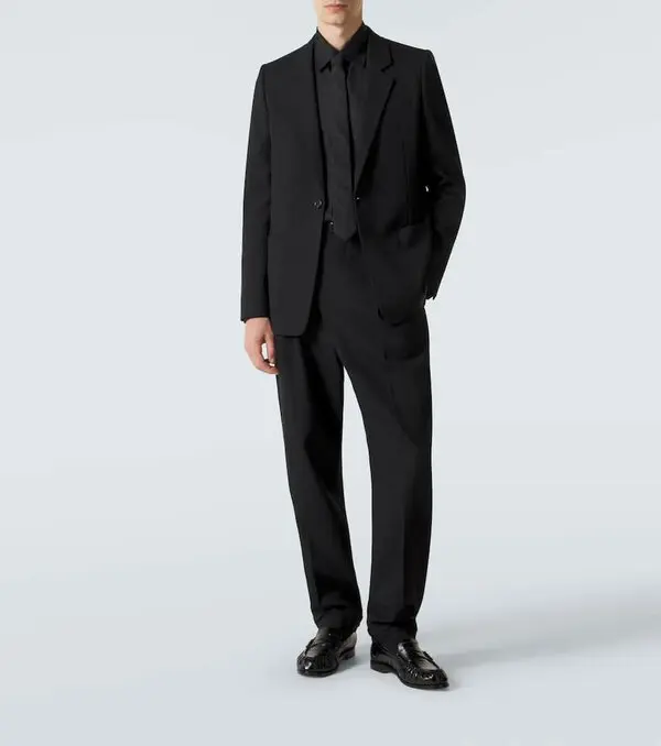 Saint Laurent Wool Gabardine Blazer