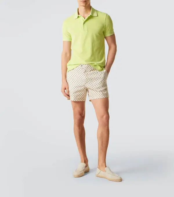 TOM FORD Cotton-blend Terry Polo Shirt - Green