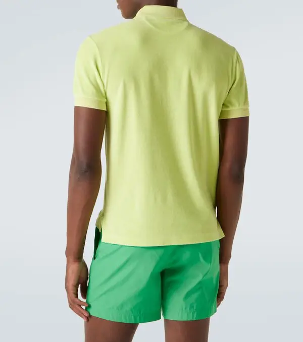 TOM FORD Cotton-blend Terry Polo Shirt - Green
