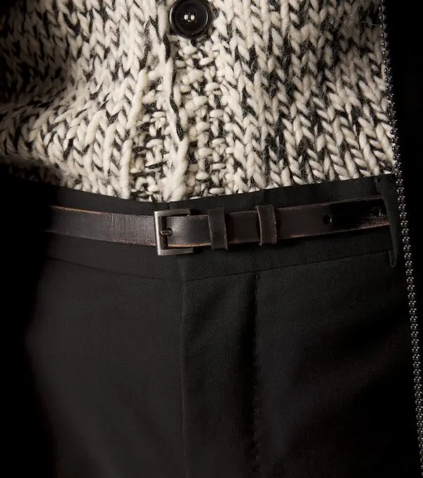 Prada Leather Belt - Black