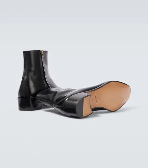 TOM FORD Vincent Leather Ankle Boots