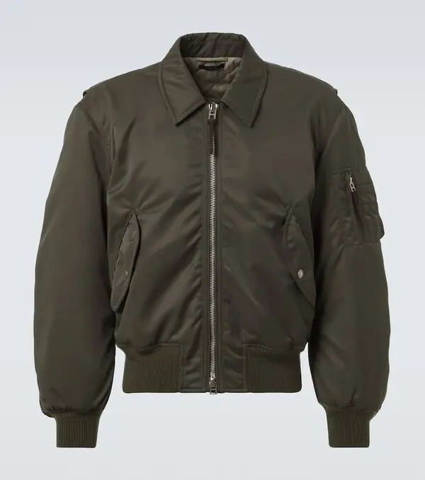 TOM FORD Satin Bomber Jacket