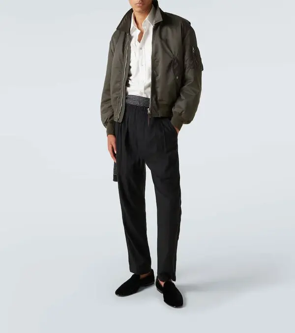 TOM FORD Satin Bomber Jacket
