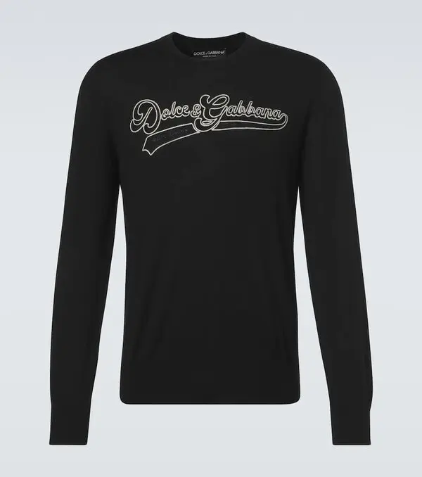 Dolce & Gabbana Logo Virgin Wool Sweater