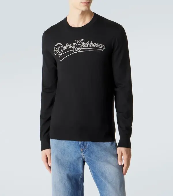 Dolce & Gabbana Logo Virgin Wool Sweater