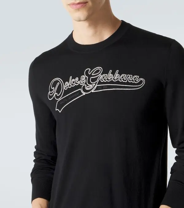 Dolce & Gabbana Logo Virgin Wool Sweater