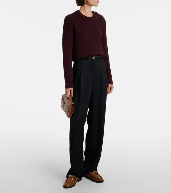 Bottega Veneta Intrecciato Leather Clutch - Brown
