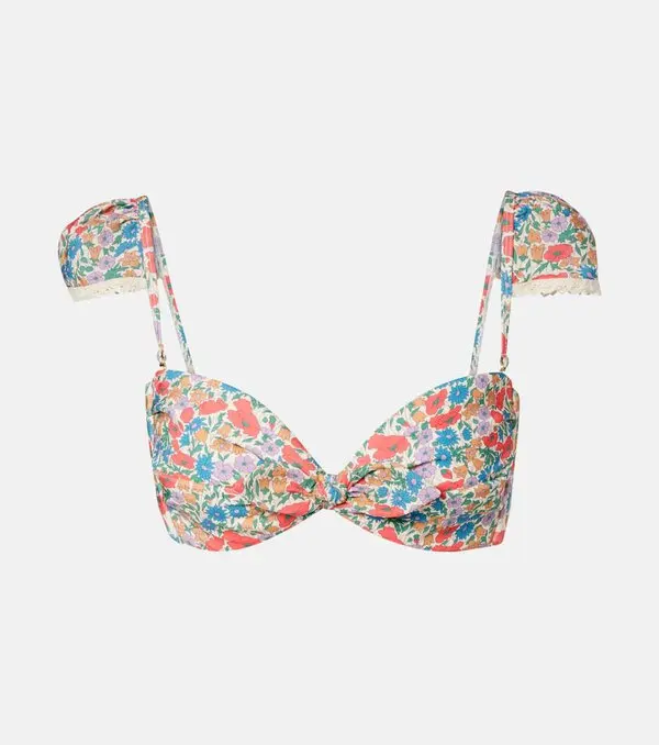 MONTCE Cabana Floral Bikini Top - Multicoloured
