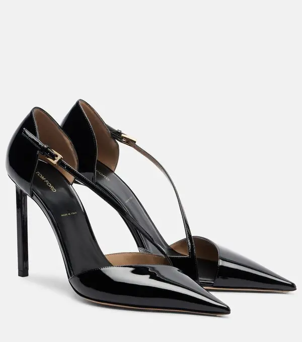 TOM FORD Patent Leather Pumps - Black