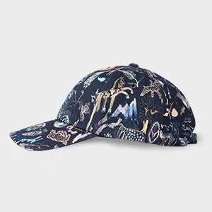 Paul Smith Printed Cap - Blue