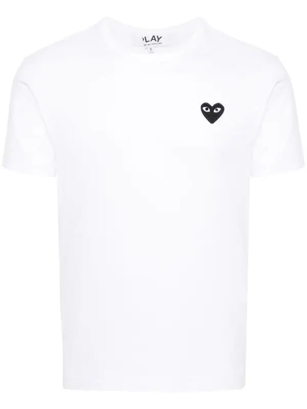 Play Comme Des Garcon Cotton T-shirt - White
