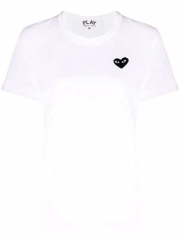 Play Comme Des Garcon Cotton T-shirt - White