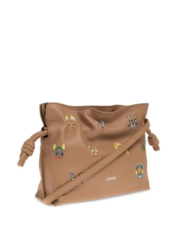 Loewe Flmaneco Mini Leather Clutch