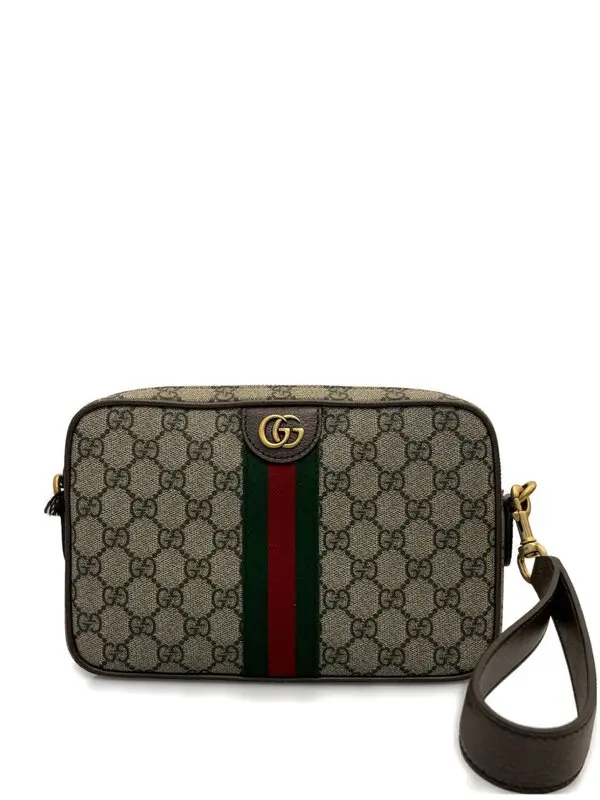 Gucci Ophidia Gg Crossbody Bag - Brown