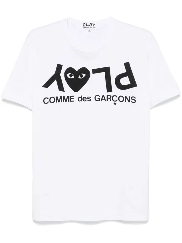 Play Comme Des Garcon Cotton T-shirt - White