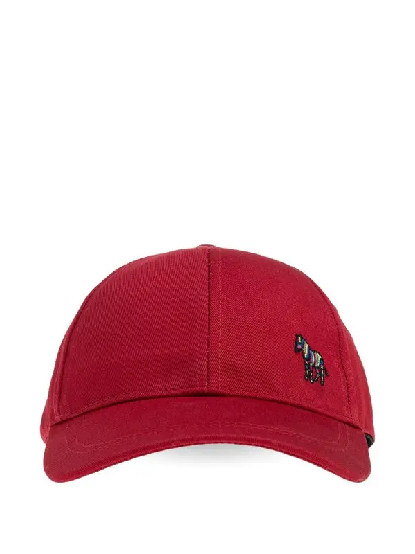 Paul Smith Zebra Logo Organic Cotton Cap - Red