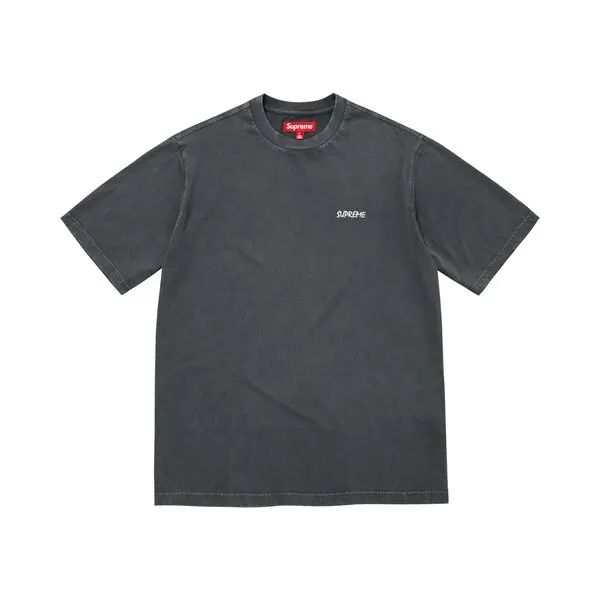 Supreme Washed Short-sleeve Top - Black