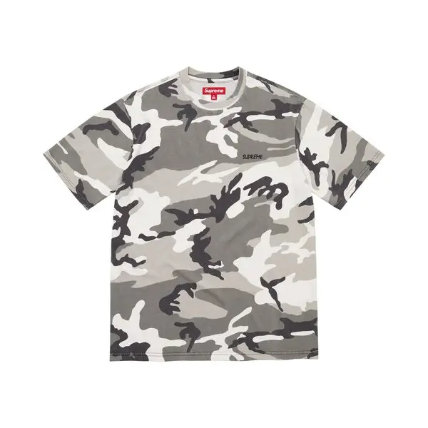 Supreme Washed Short-sleeve Top - White