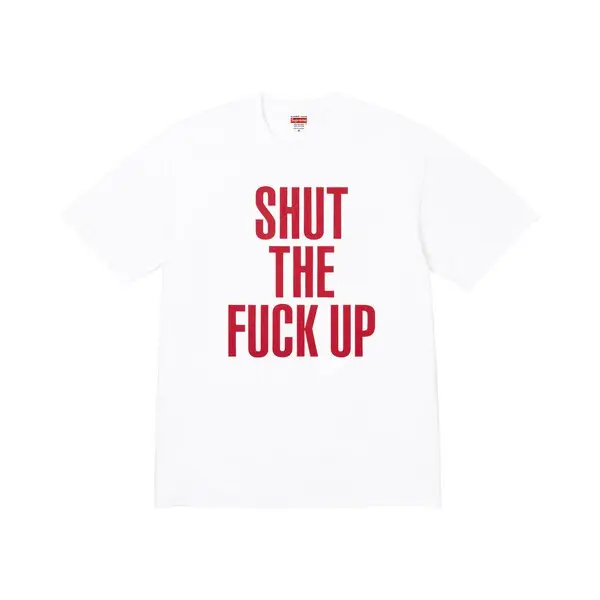 Supreme X Number Ine Shut Up Tee - White