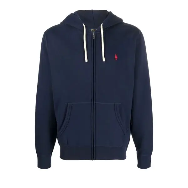 Polo Ralph Lauren Long-sleeve Fleece Full-zip Hoodie - Blue