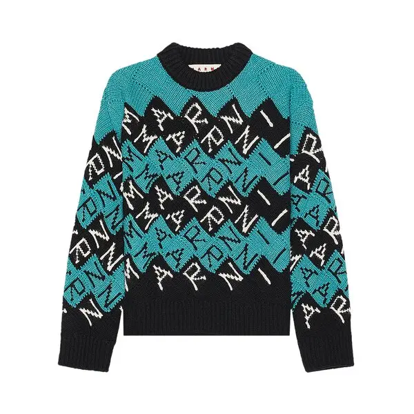 Marni 3d Blocks Logo Sweater