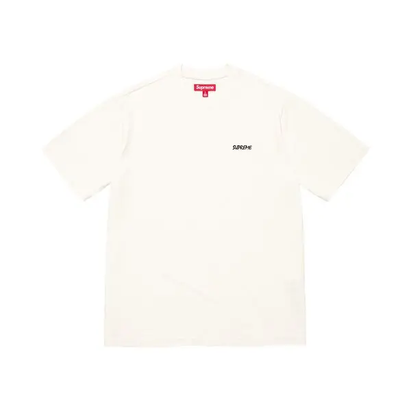 Supreme Washed Short-sleeve Top - White