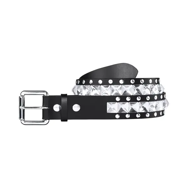 Supreme X Number Ine Studded Belt - Black