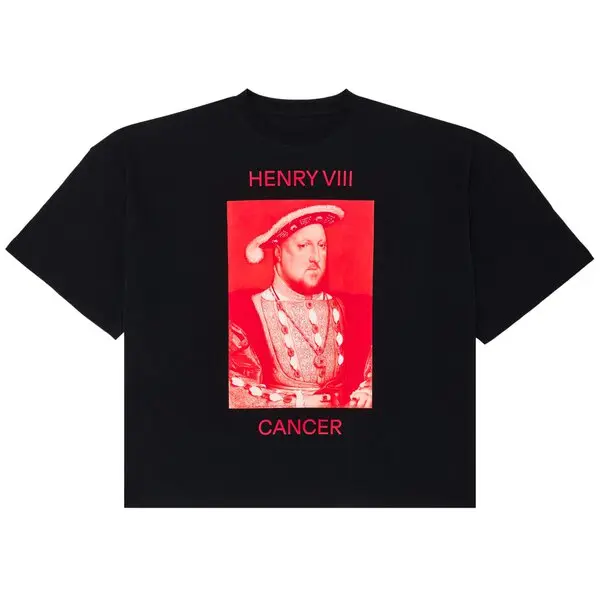 Goat Henry Viii Graphic Tee - Black