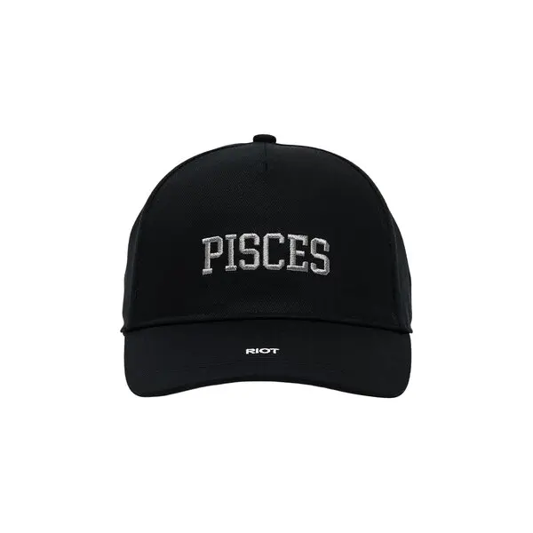 Goat Horoscope Pisces Riot Cap - Black