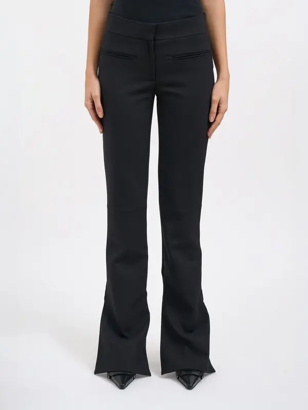 COURREGES Tailored Flared Trousers - Black