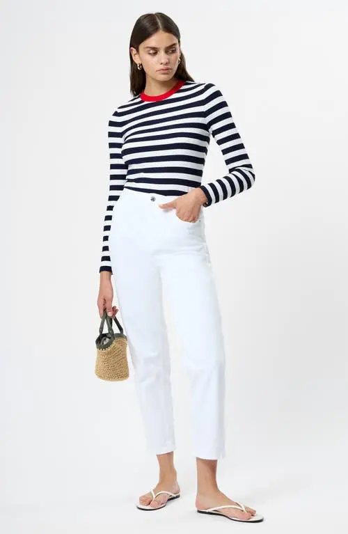 French Connection Esmae Stripe Rib Top