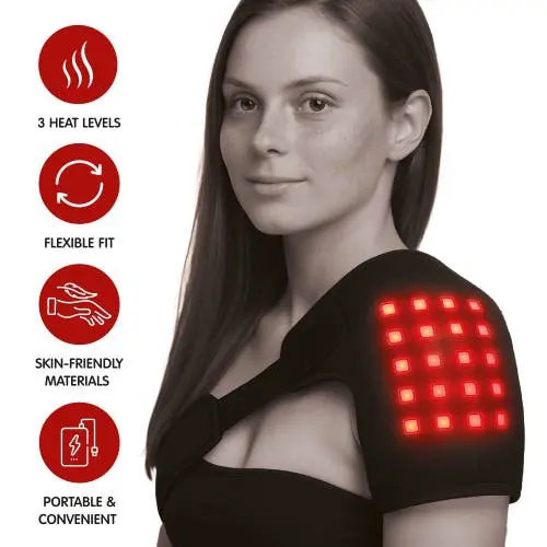 PURSONIC Red Light Therapy Shoulder Pad