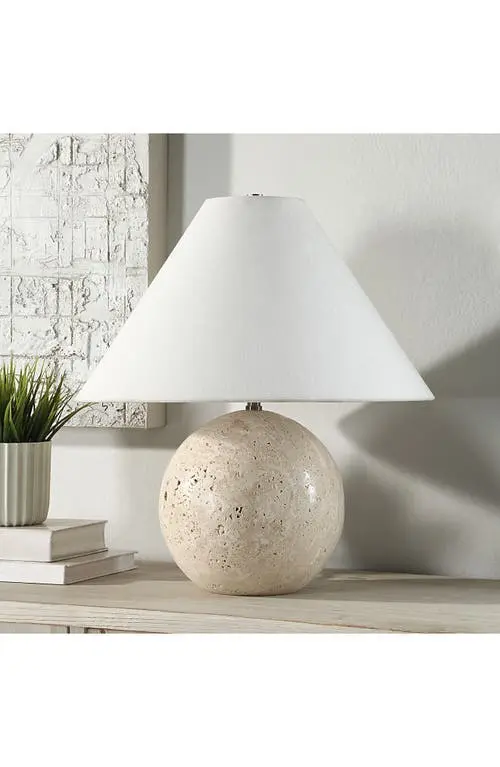 RENWIL Assen Travertine Table Lamp