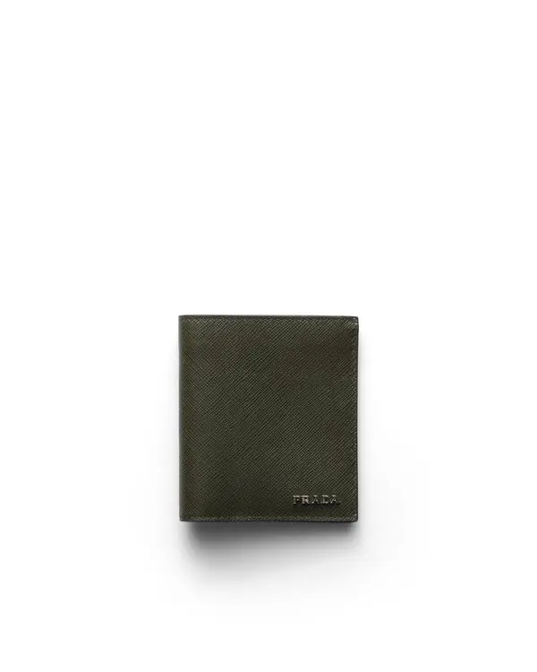 Prada Saffiano Leather Wallet - Green