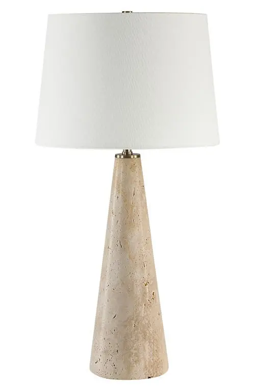 RENWIL Almeria Travertine Table Lamp - No Color