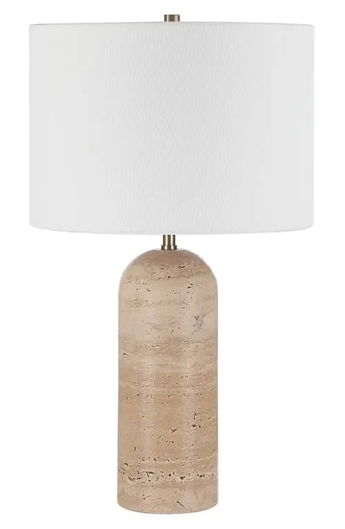 RENWIL Ixora Travertine Table Lamp - No Color