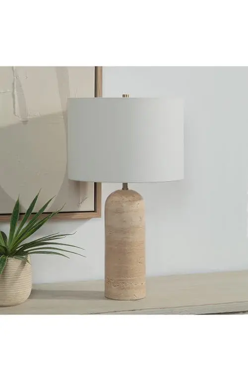 RENWIL Ixora Travertine Table Lamp