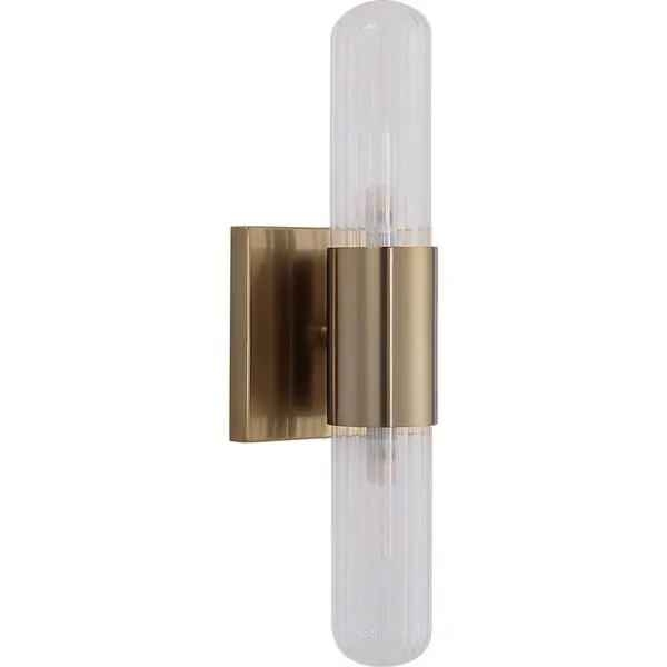 RENWIL Chiara 2-light Ribbed Wall Sconce - No Color