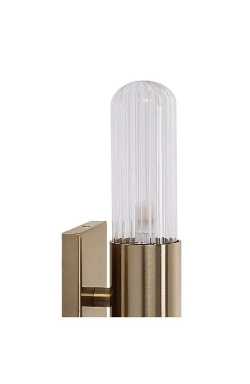 RENWIL Chiara 2-light Ribbed Wall Sconce