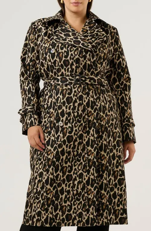 ESTELLE Shari -print Trench Coat