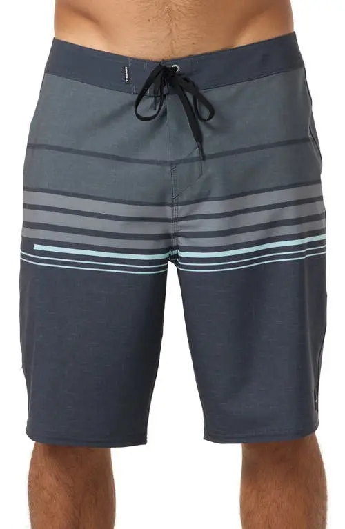 O'Neill Hyperfreak Heat Stripe Swim Trunks - Phantom