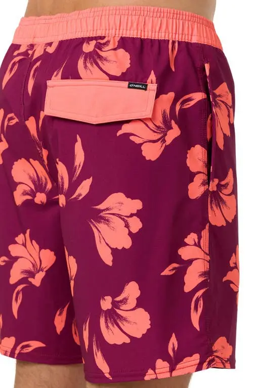 O'Neill Hermosa Swim Trunks - Raspberry