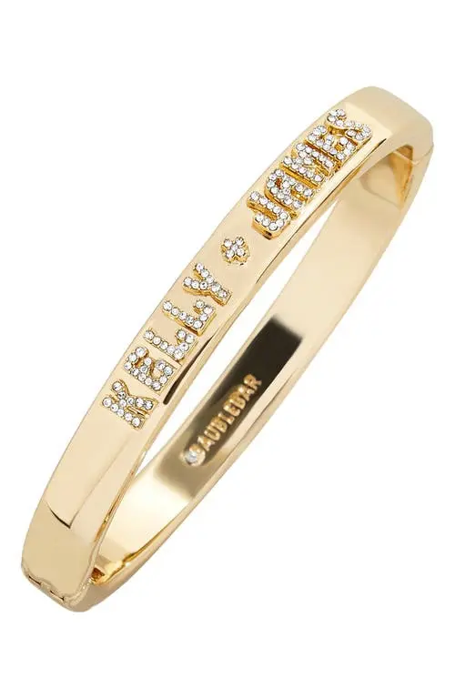 Baublebar Custom Hinge Bangle - Gold/clear
