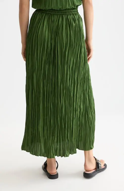 Scotch & Soda Pleated Drawstring Midi Skirt