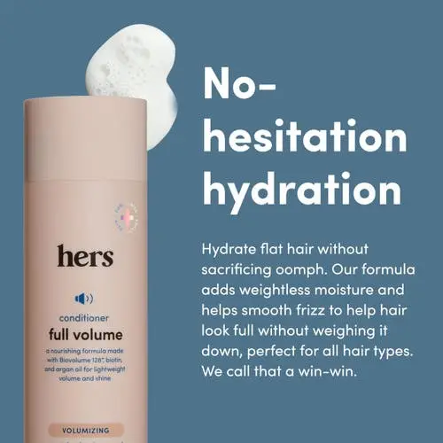 HIMS & HERS Full Volume Conditioner Moisturizing, Shine Enhancing