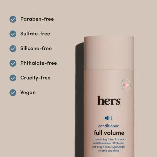 HIMS & HERS Full Volume Conditioner Moisturizing, Shine Enhancing